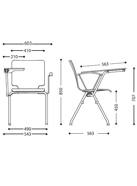 Scaun Axo 211 | Scaune Conferinta | Scaune de conferinta | Scaun cu ...
